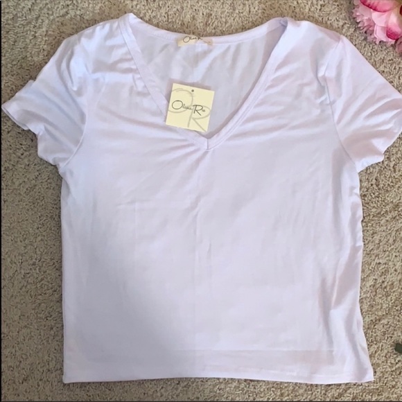 Olivia Rae | Tops | New Olivia Rae V Neck Crop Top | Poshmark
